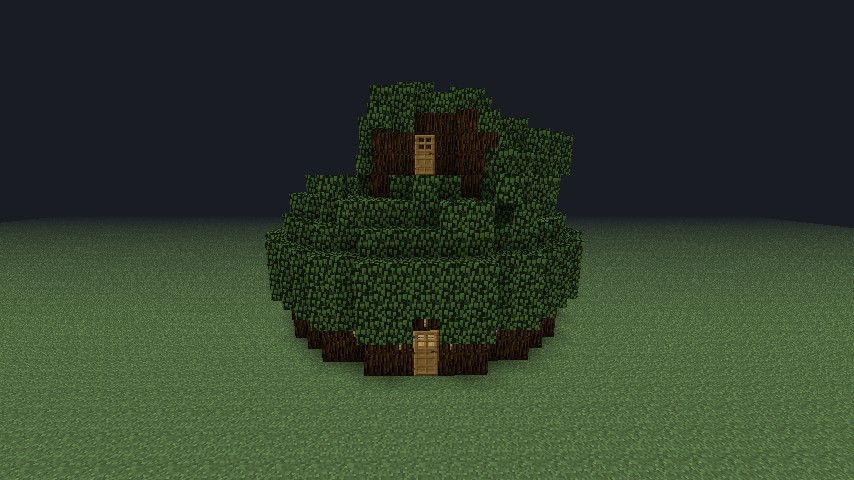 Treehouse Base (With balcony) Minecraft Map