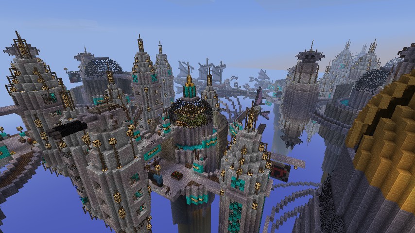 Sky Fortress Houjokai Minecraft Map