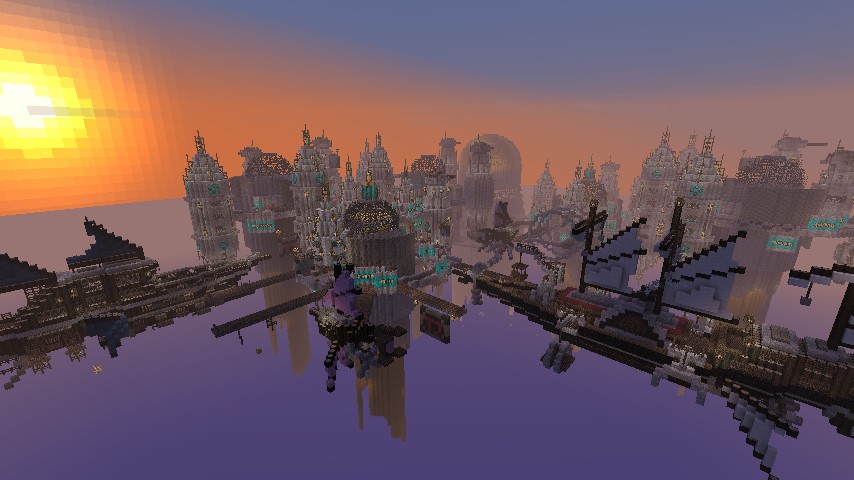 Sky Fortress Houjokai Minecraft Map