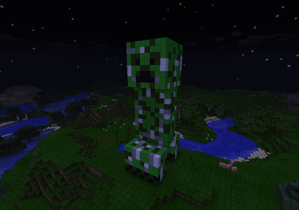 Giant creepah! =) Minecraft Map