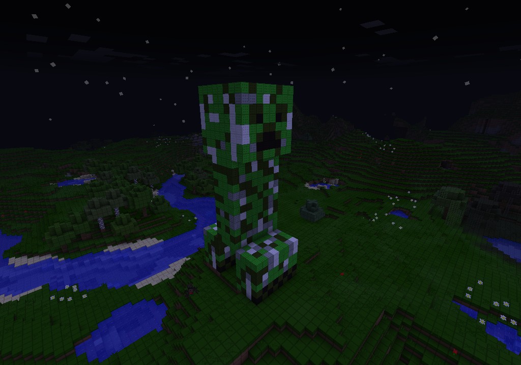 Giant creepah! =) Minecraft Map