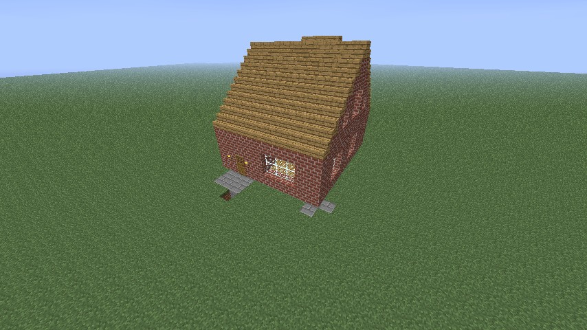 House with fireplace Minecraft Map
