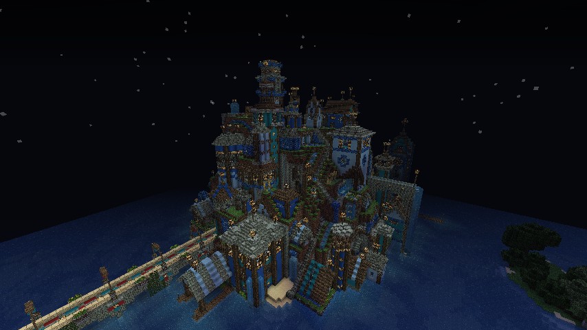 Blue Minecraft Map