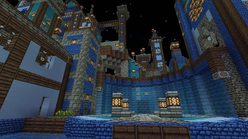Blue Minecraft Map