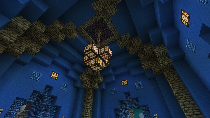 Blue Minecraft Map