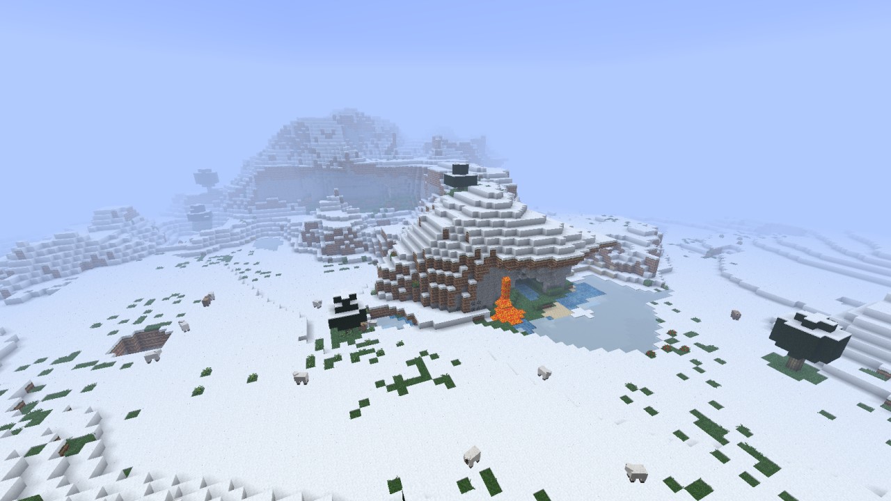 Snow World Minecraft Map
