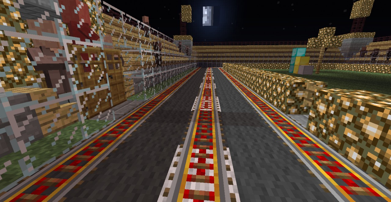 The Duranadon 100 Race track Minecraft Map