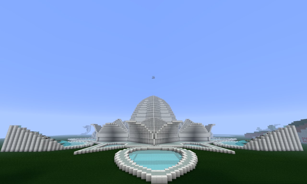 Megabuild----The Lotus Temple Minecraft Map
