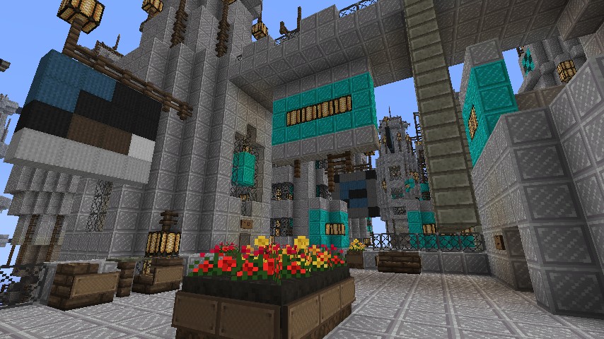 Sky Fortress Houjokai Minecraft Map