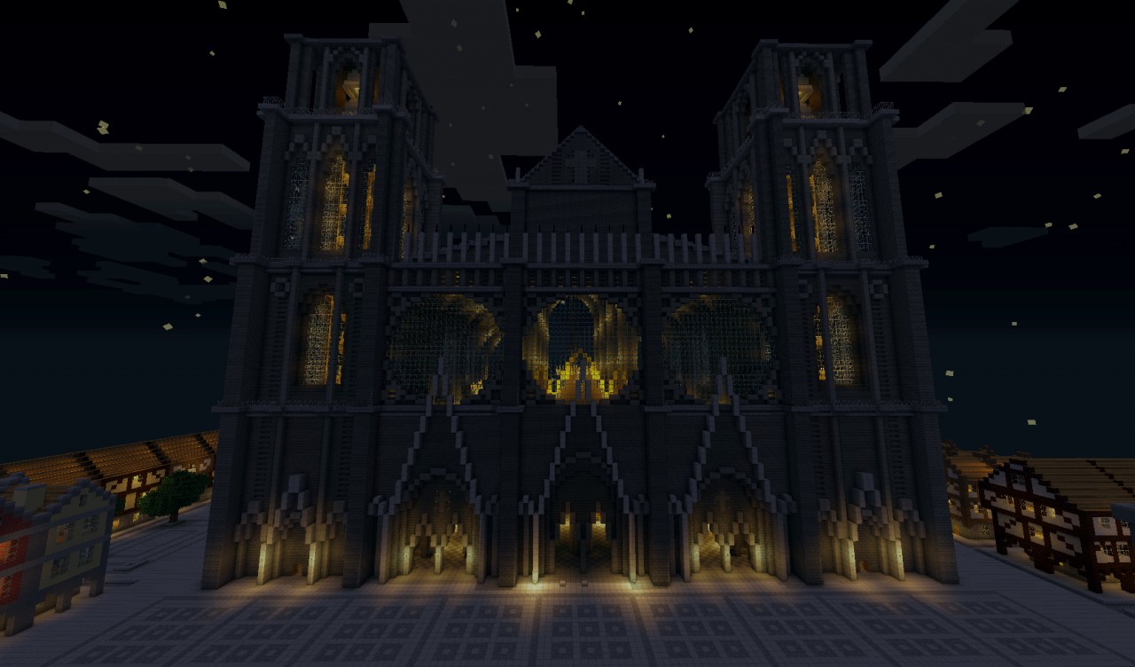 The Biggest Cathedral in Minecraft world [WIP] Minecraft Map