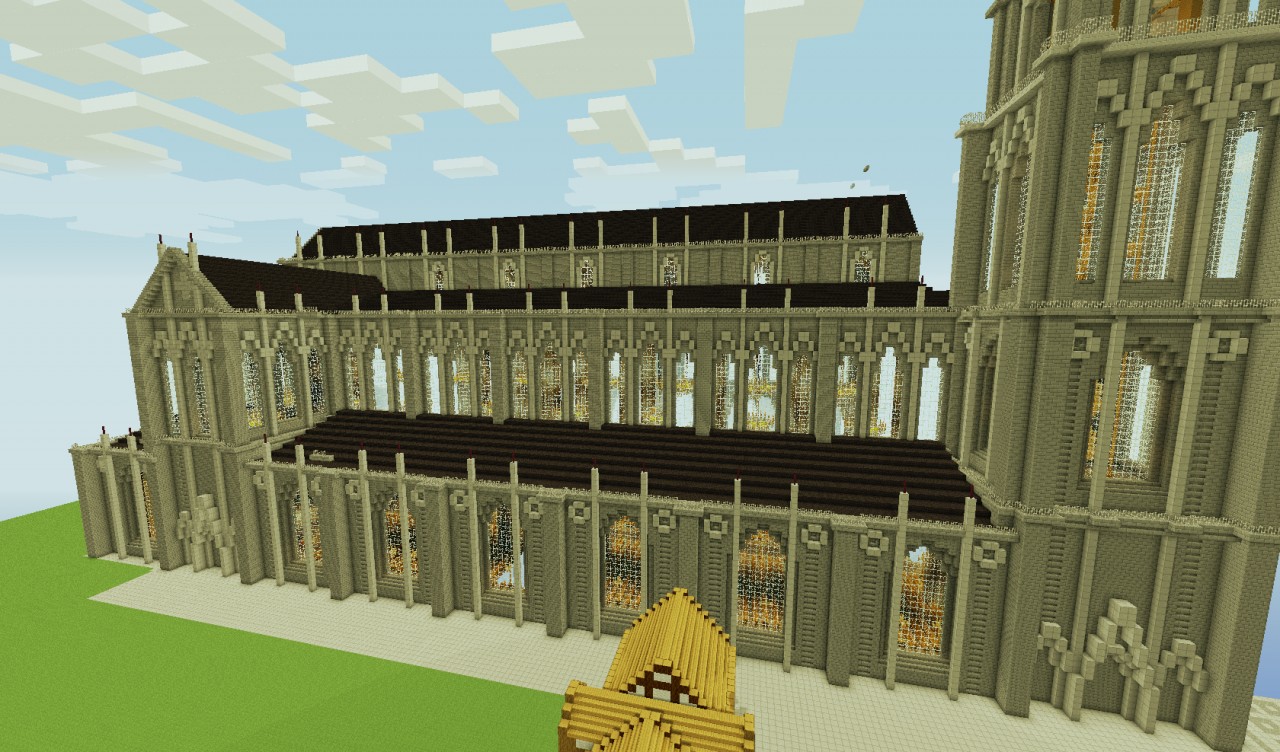 The Biggest Cathedral in Minecraft world [WIP] Minecraft Map