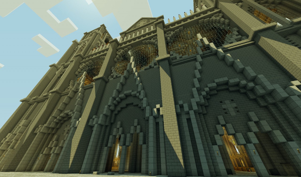 The Biggest Cathedral in Minecraft world [WIP] Minecraft Map