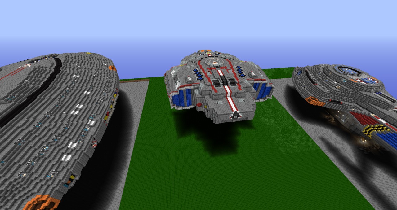 o C d texture Pack + Star Trek Builds Minecraft Map