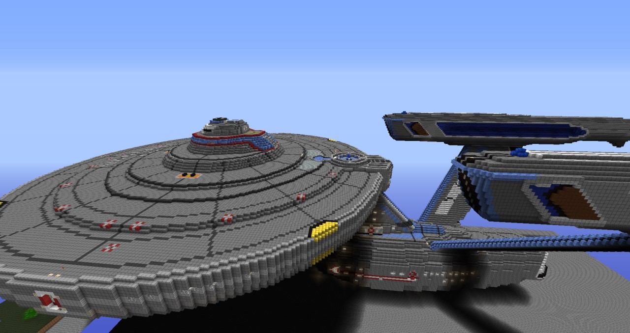 o C d texture Pack + Star Trek Builds Minecraft Map