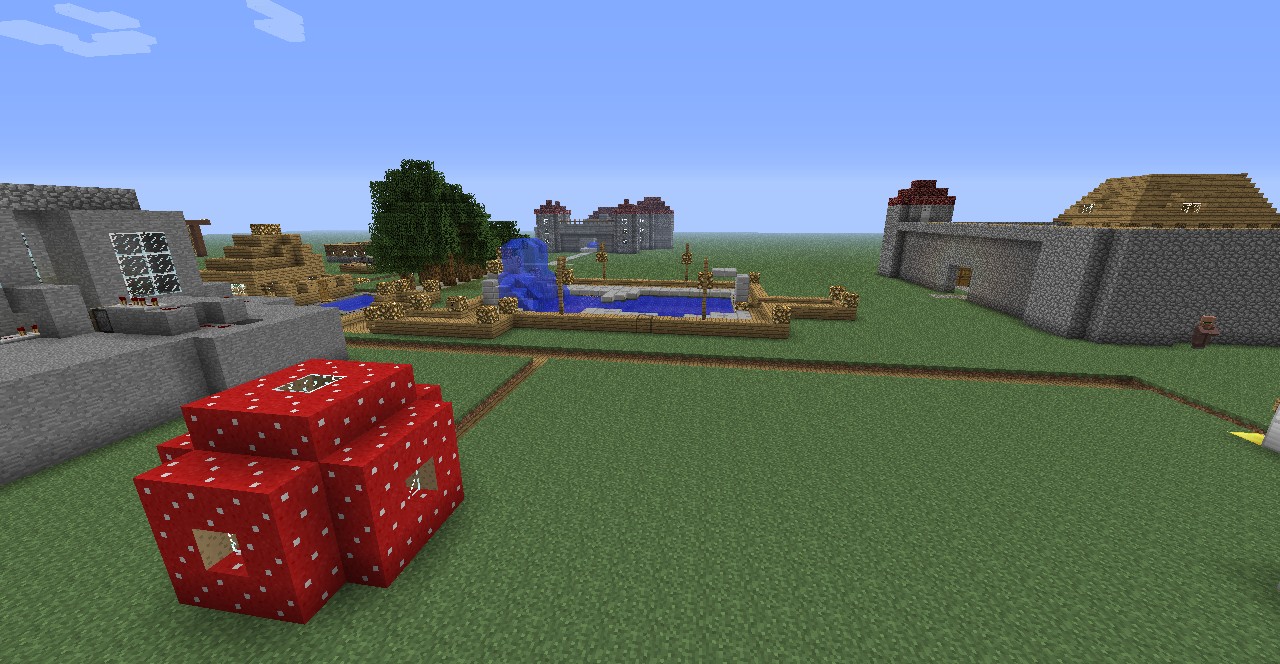 flatworld build:Suprise for you! Minecraft Map