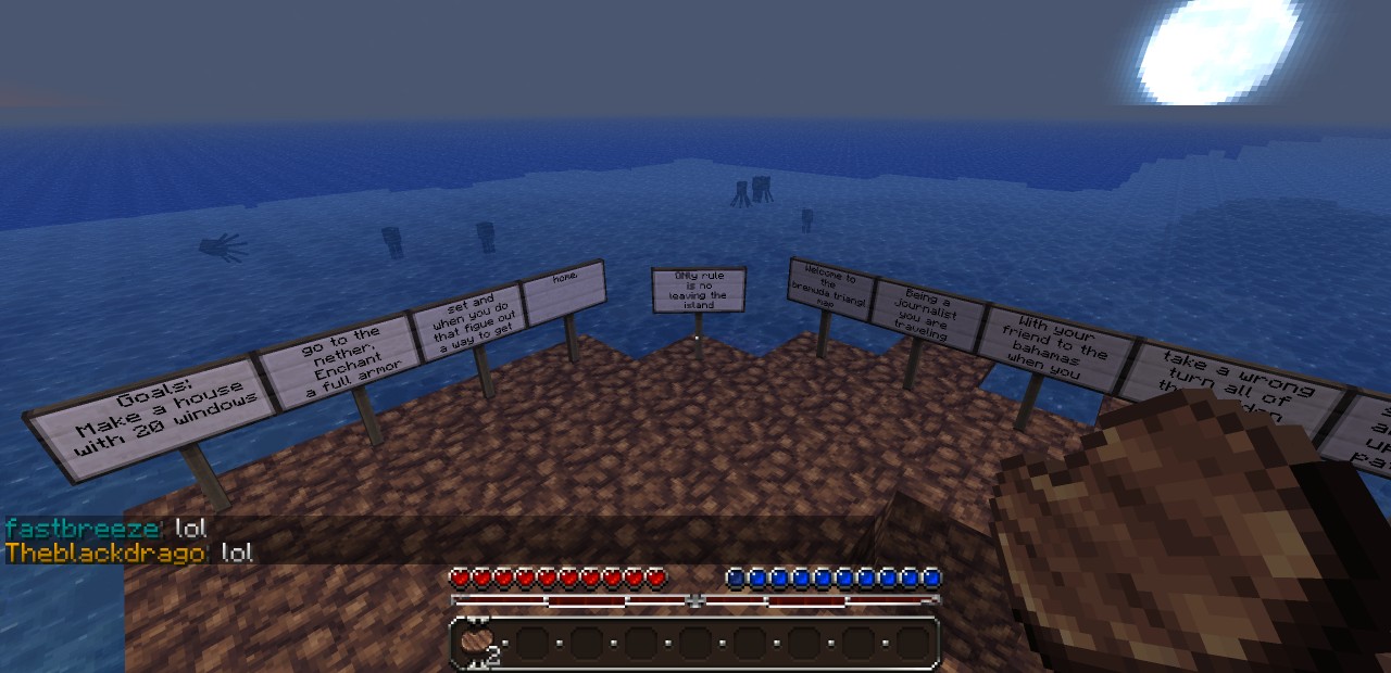 Bremuda triangle survival map Minecraft Map