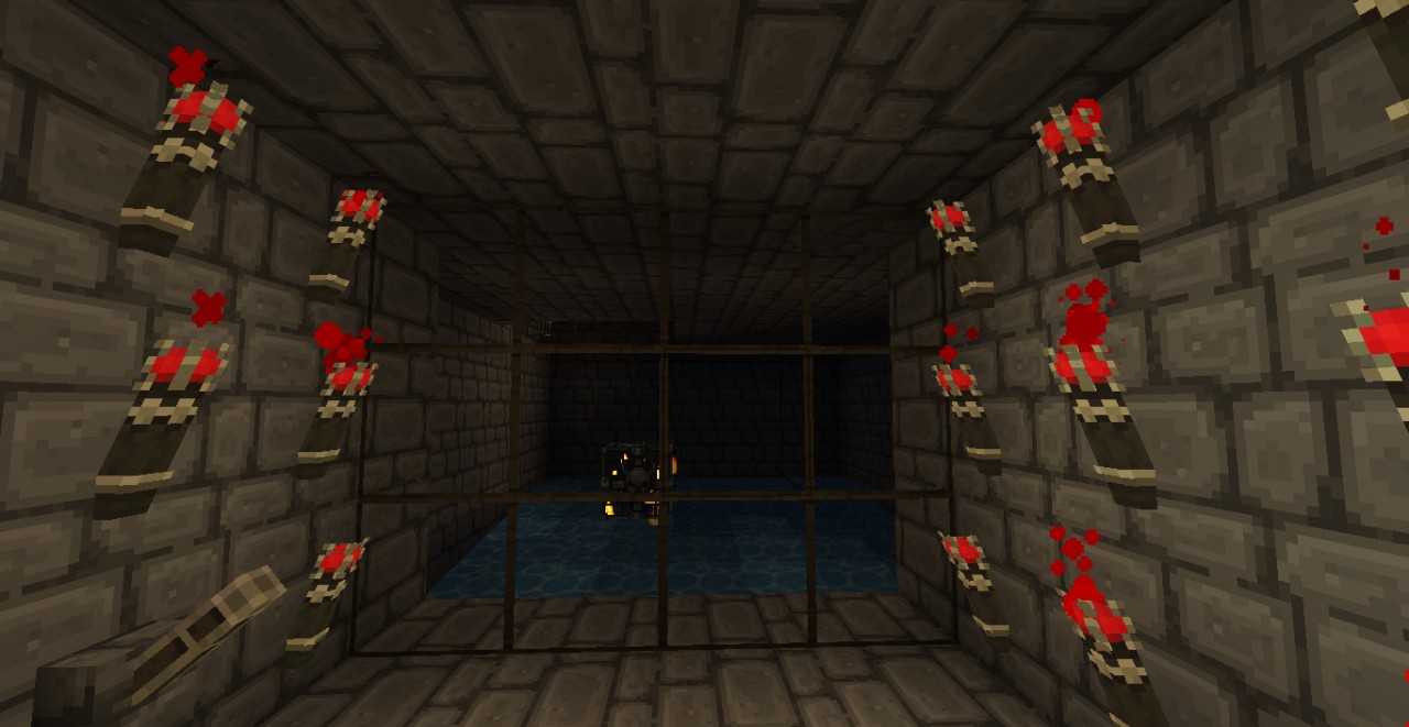 underground spawner basement Minecraft Map