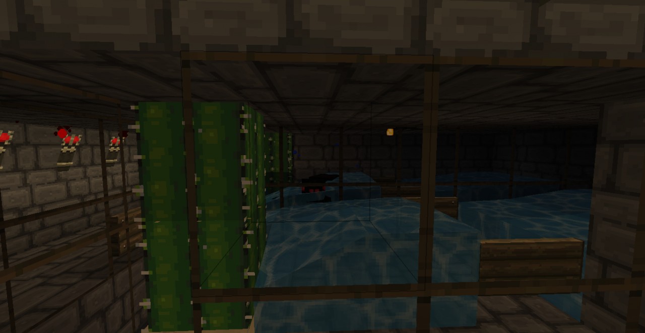 underground spawner basement Minecraft Map