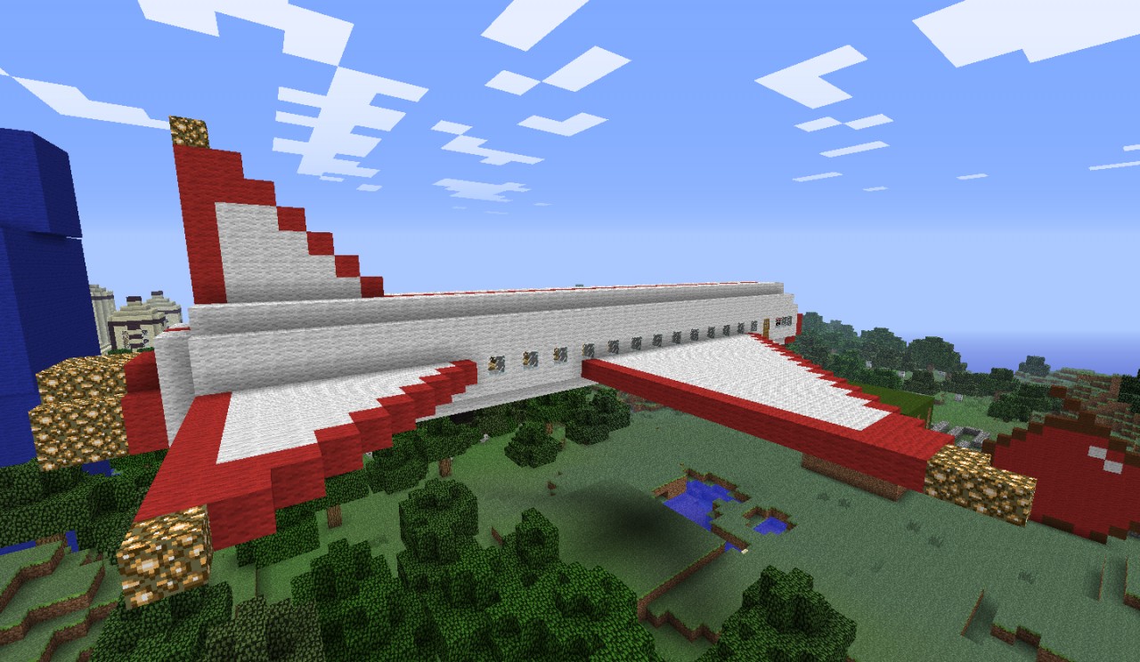 Plane Minecraft Map