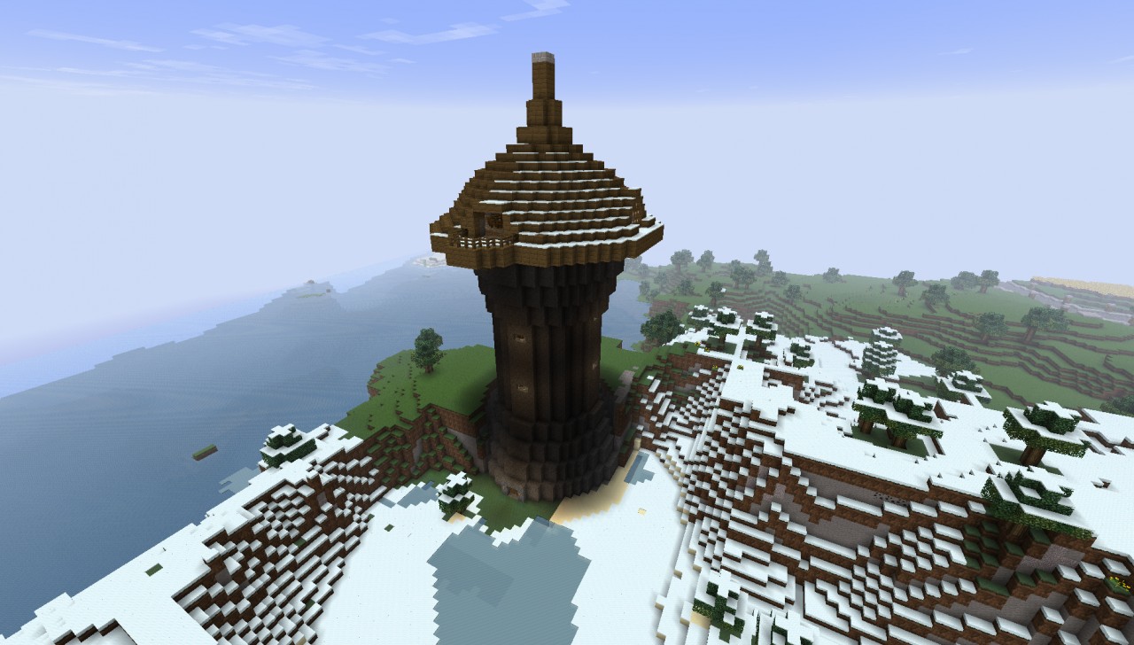iMinecraft - Castle in the Sky - v1.96 - UPDATED 7/01/12 Minecraft Map
