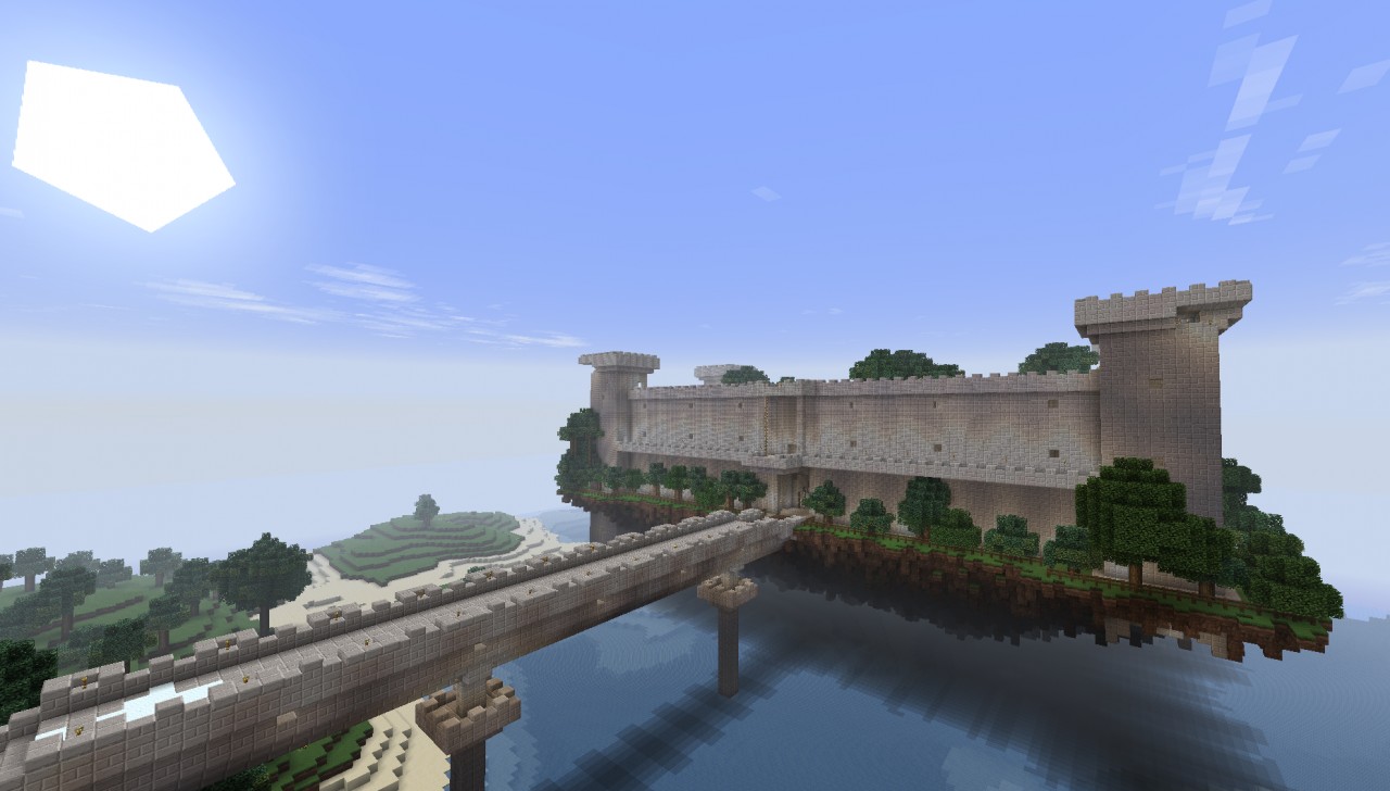iMinecraft - Castle in the Sky - v1.96 - UPDATED 7/01/12 Minecraft Map