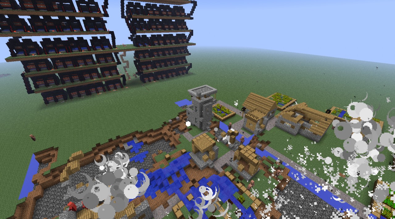 Quad Damage - Full stack O Quad Cannons Minecraft Map