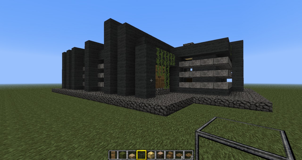 black modern house 4 Minecraft Map