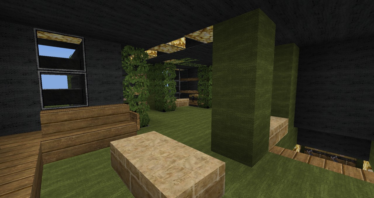 black modern house 4 Minecraft Map