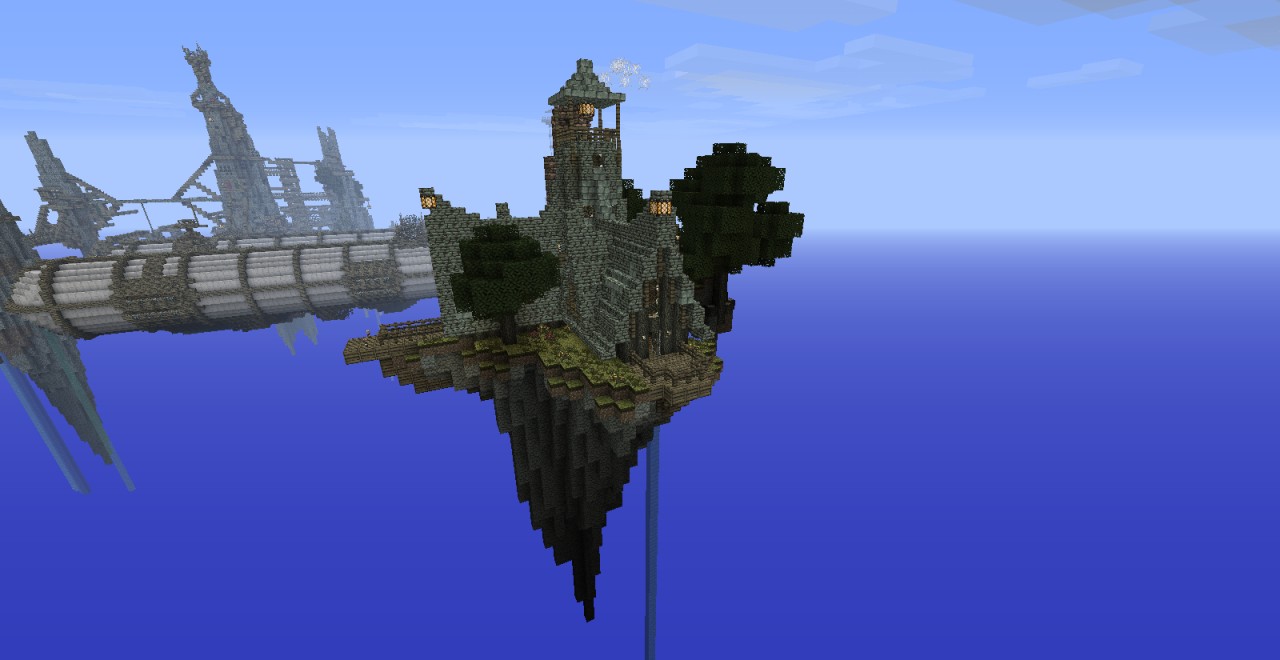 Airship Fleet (Isolated House) Minecraft Map