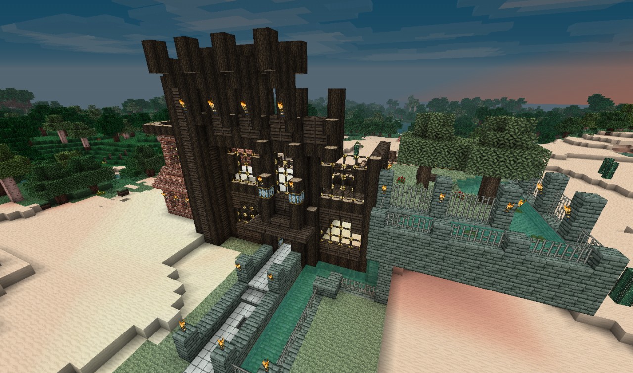 Wooden Manor Minecraft Project