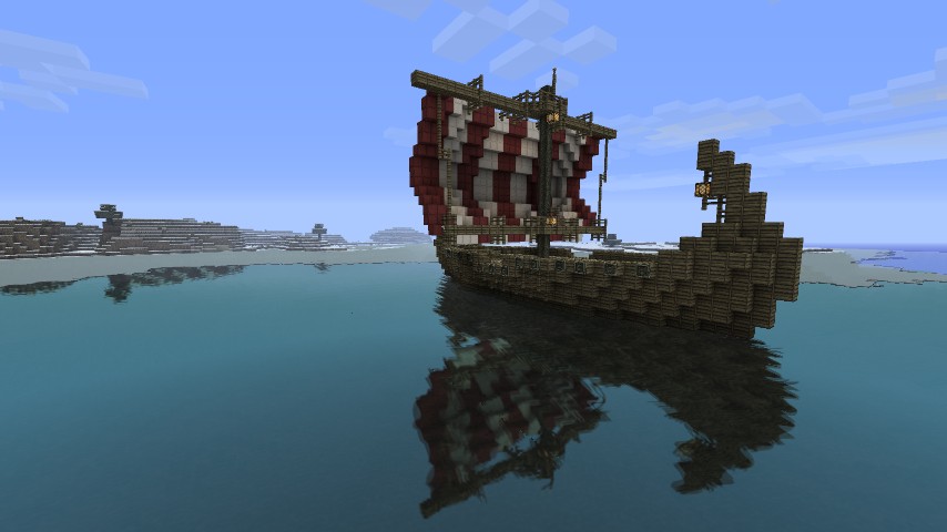 Viking Longship Minecraft Map