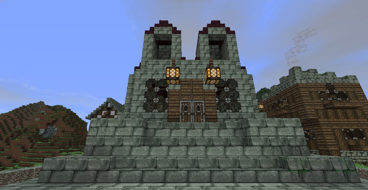 Small medieval village Minecraft Map