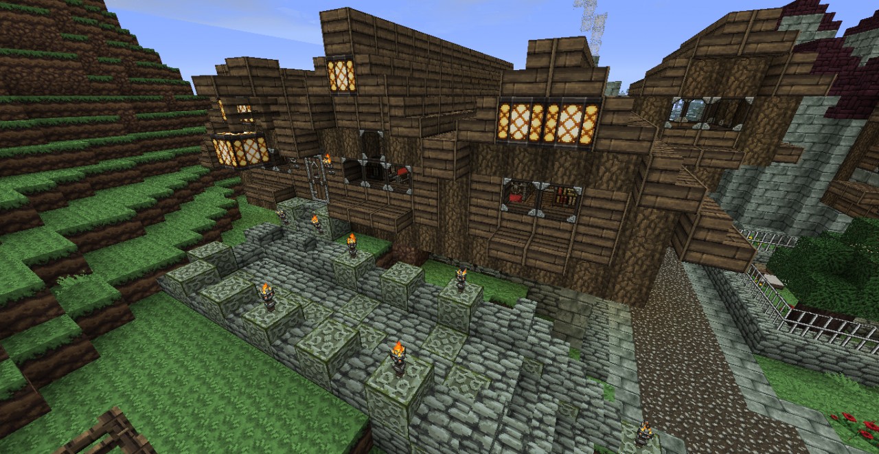 Small medieval village Minecraft Map