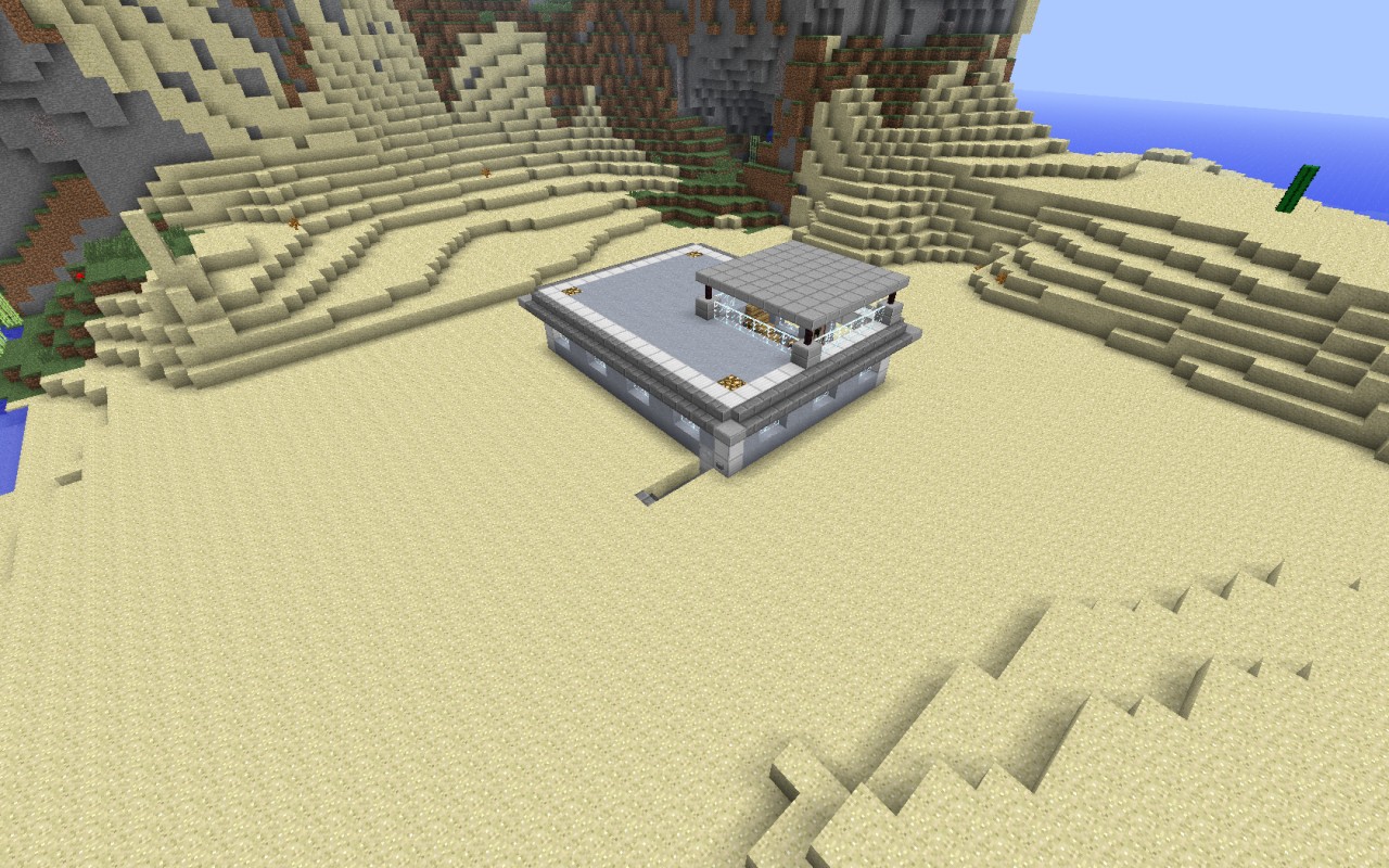 Island Resort Contest - Modern Beach House Minecraft Map