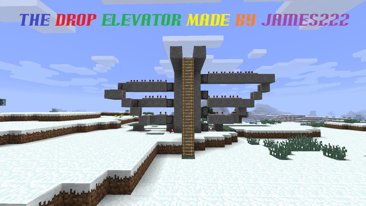 The Drop Elevator REINVENTED Minecraft Map