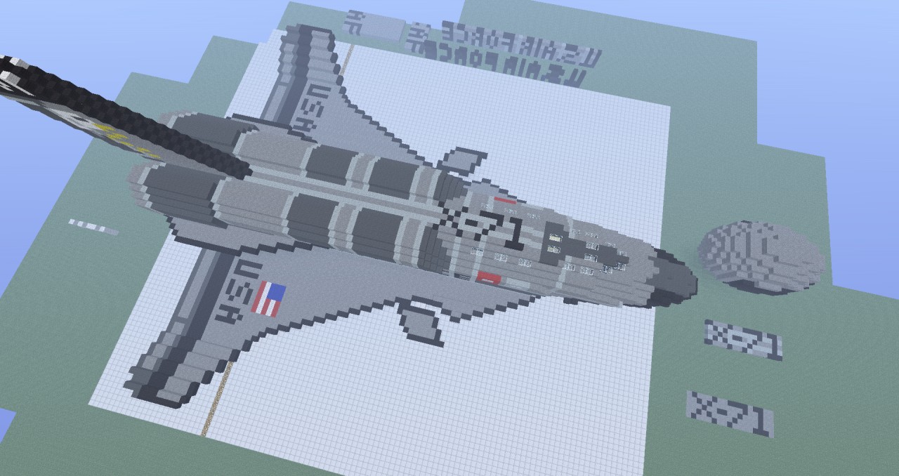 X-71 Super Space Shuttle Minecraft Map