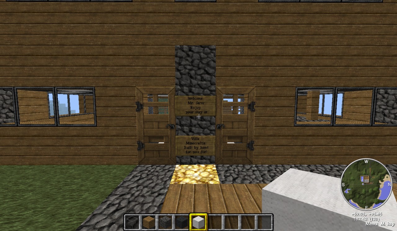 Villa Minecraftia Island Resort Minecraft Map