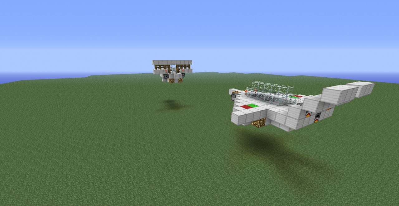 bi plane and jet fighter for kitsuna777 Minecraft Map
