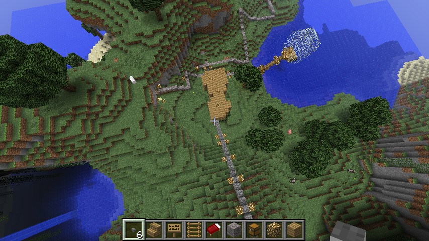 what I did (more to explore than in picture!!!) Minecraft Map