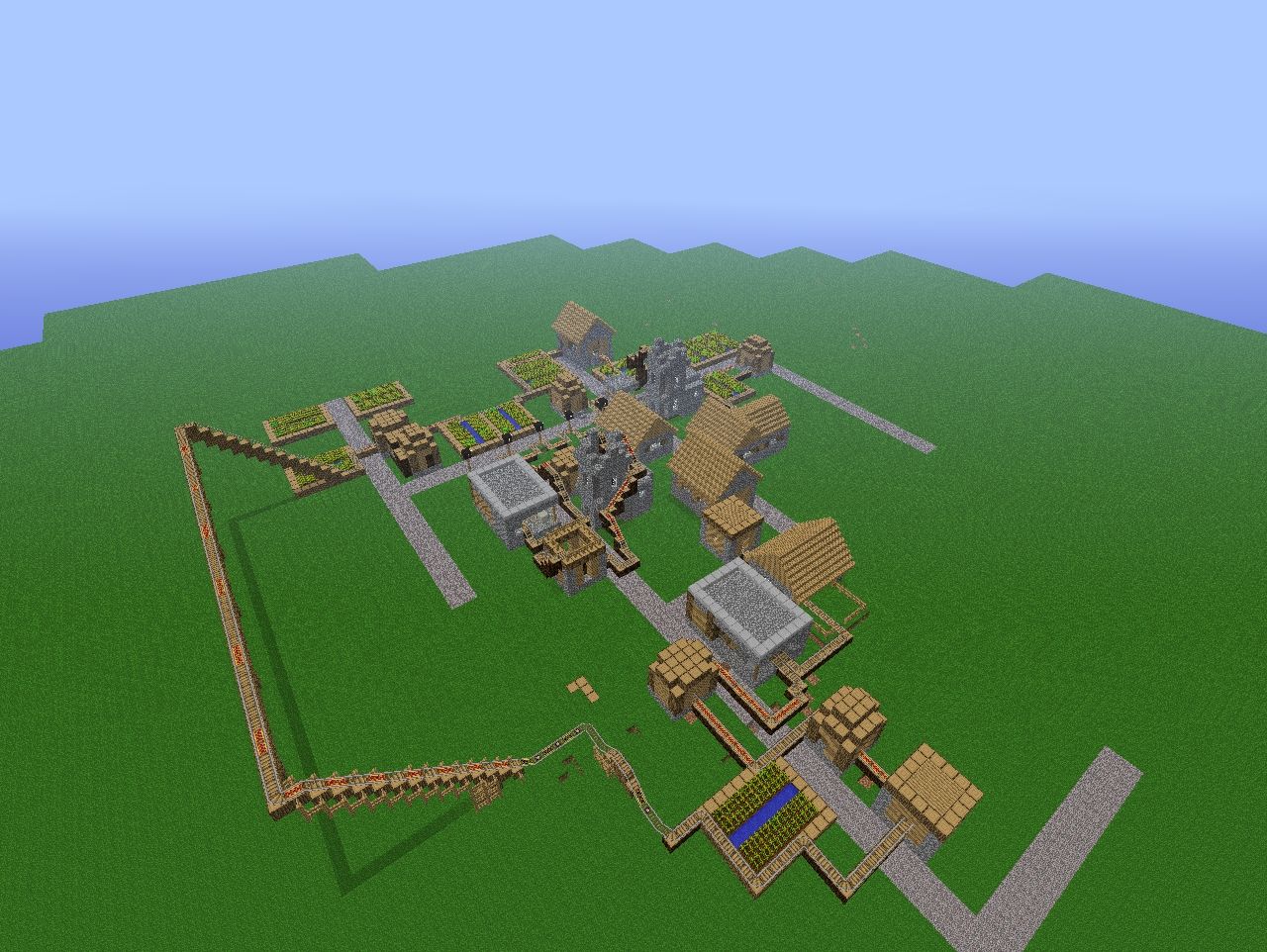 tour of the town Minecraft Map
