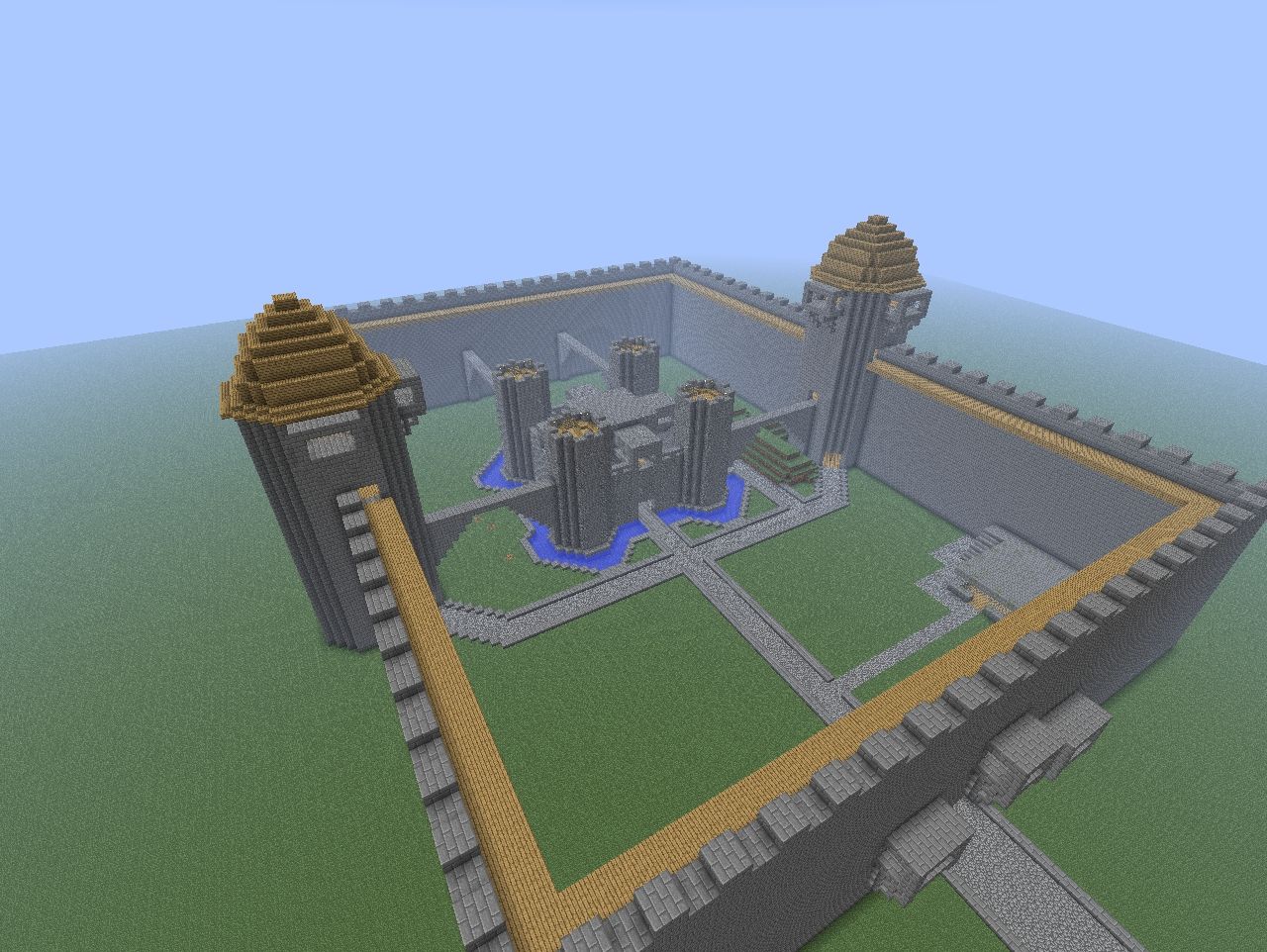 See If you can build in the castle Minecraft Map