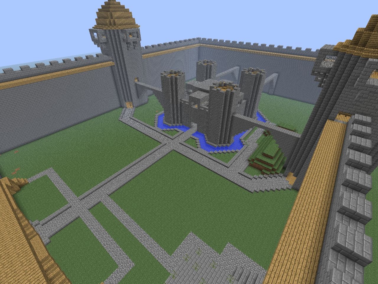 See If you can build in the castle Minecraft Map