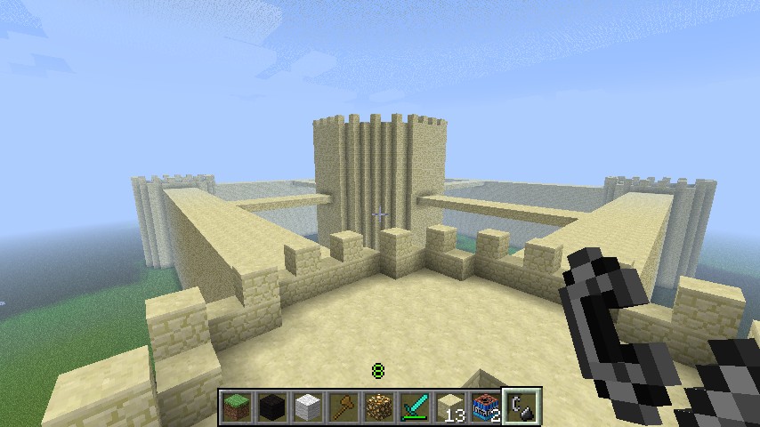 SandStone castle Minecraft Map