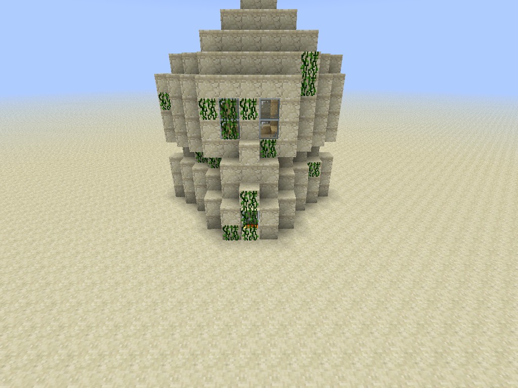 Sandstone Head Structure Minecraft Map