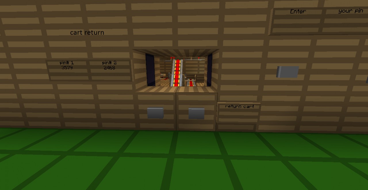 Redstone bank Minecraft Map