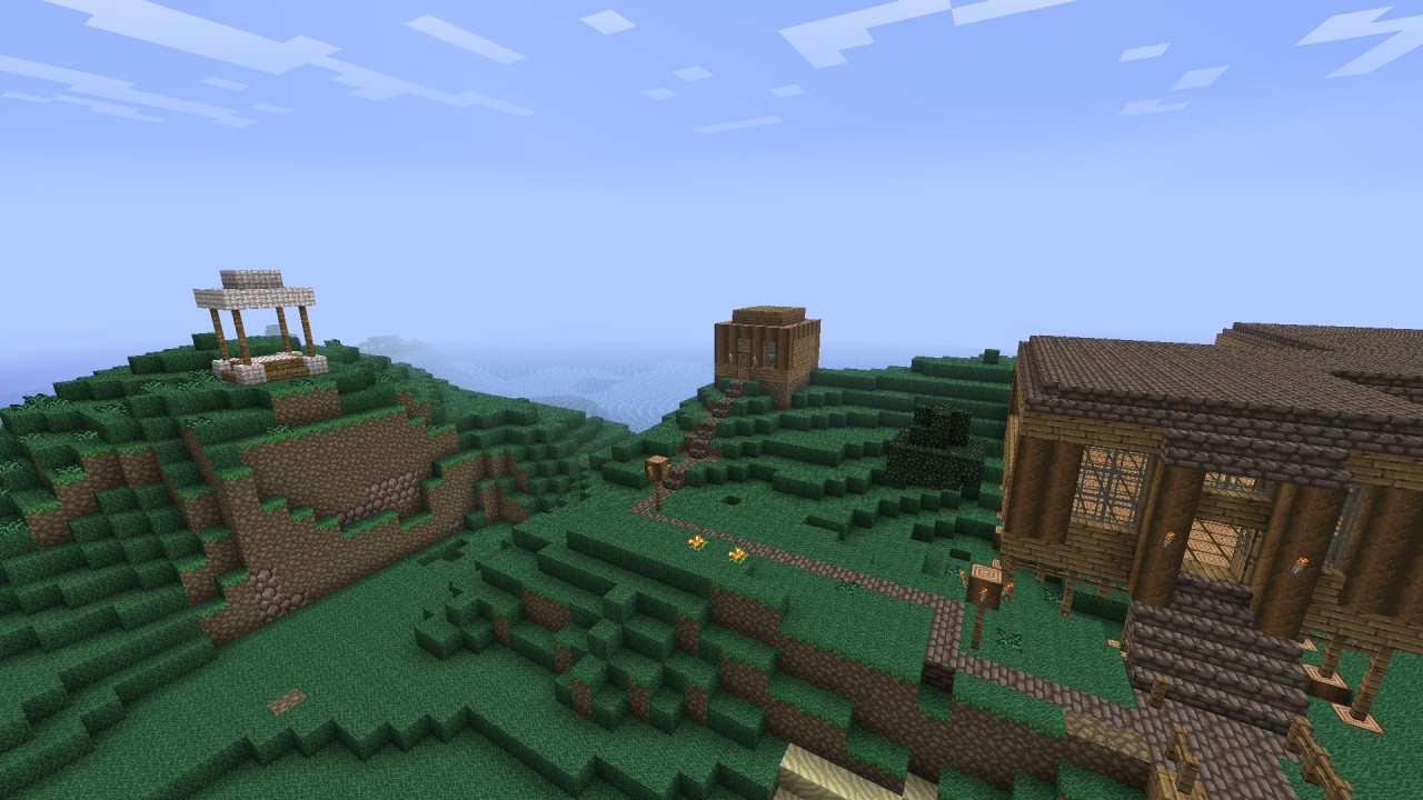 Private island home Minecraft Map