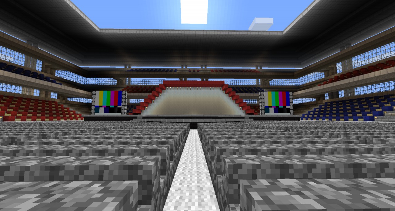 Bon Jovi Live 2011 Stadium Minecraft Map