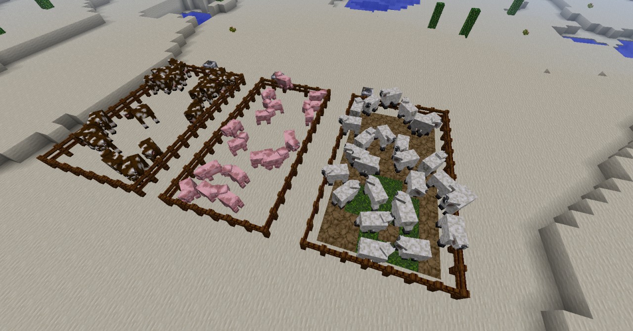 Dessert farmland Minecraft Map