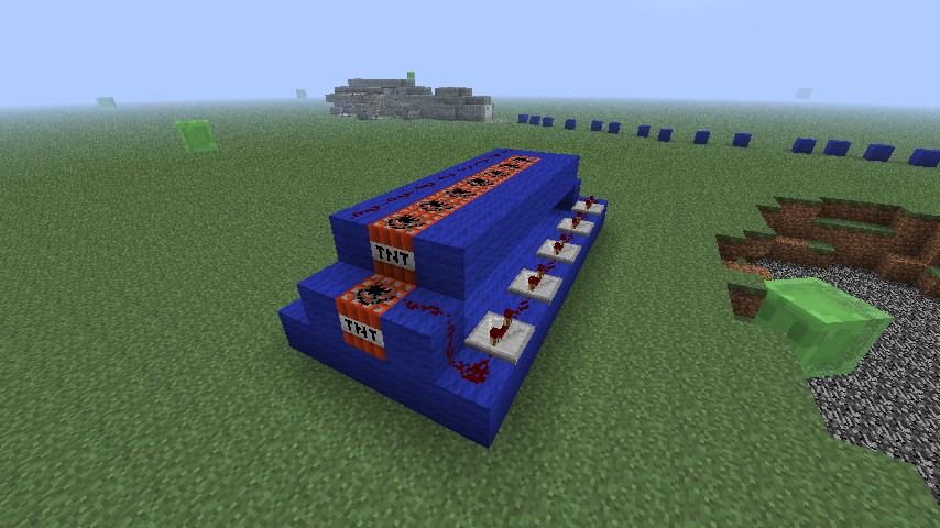 Simple TNT Cannon Minecraft Map