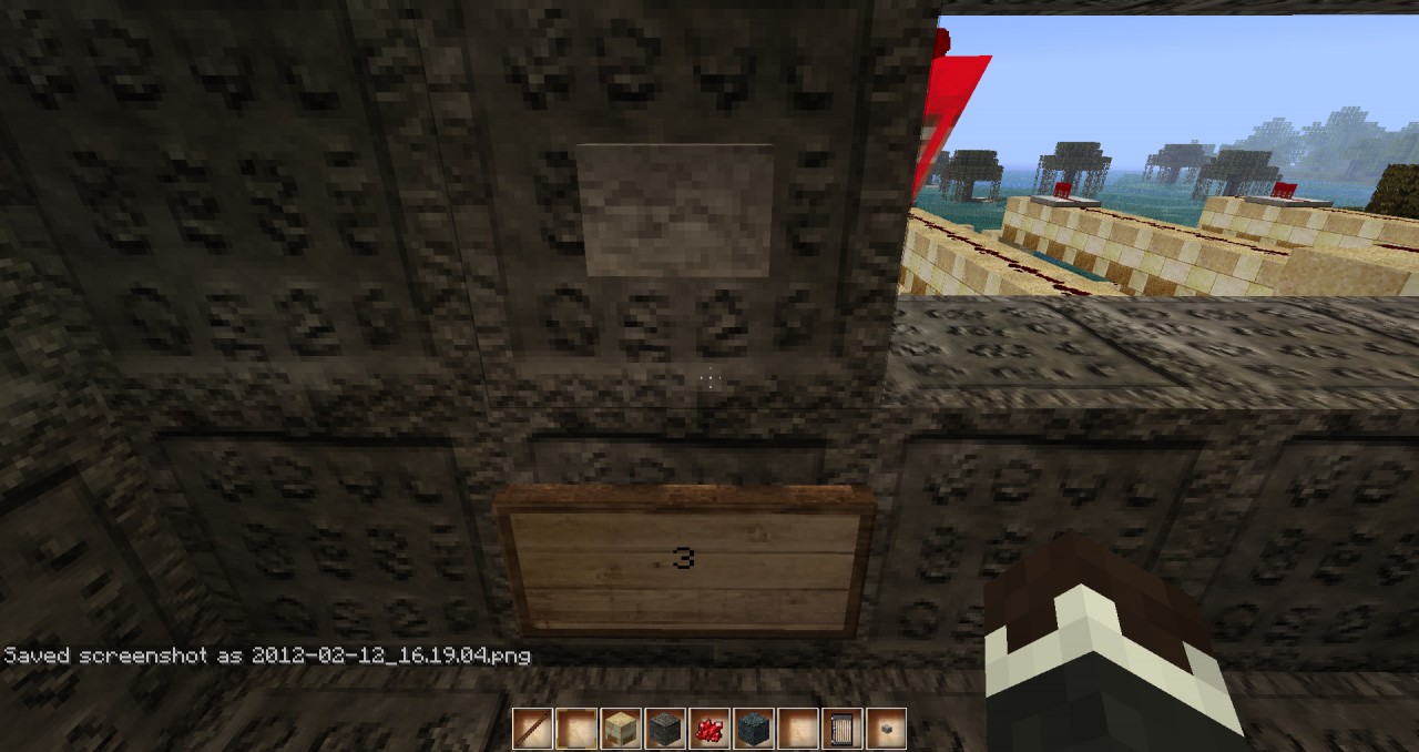 Redstone Code Door Minecraft Map